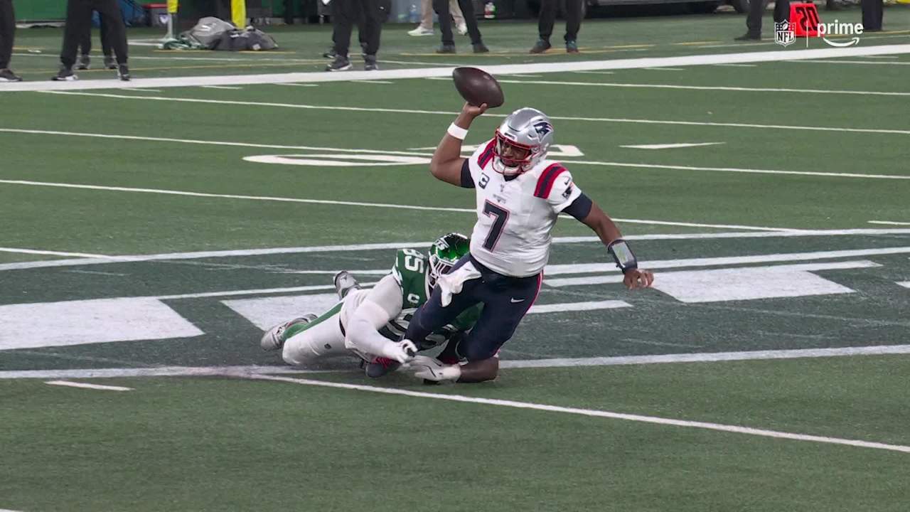 Highlight | Quinnen Williams Sacks Jacoby Brissett on Third-Down