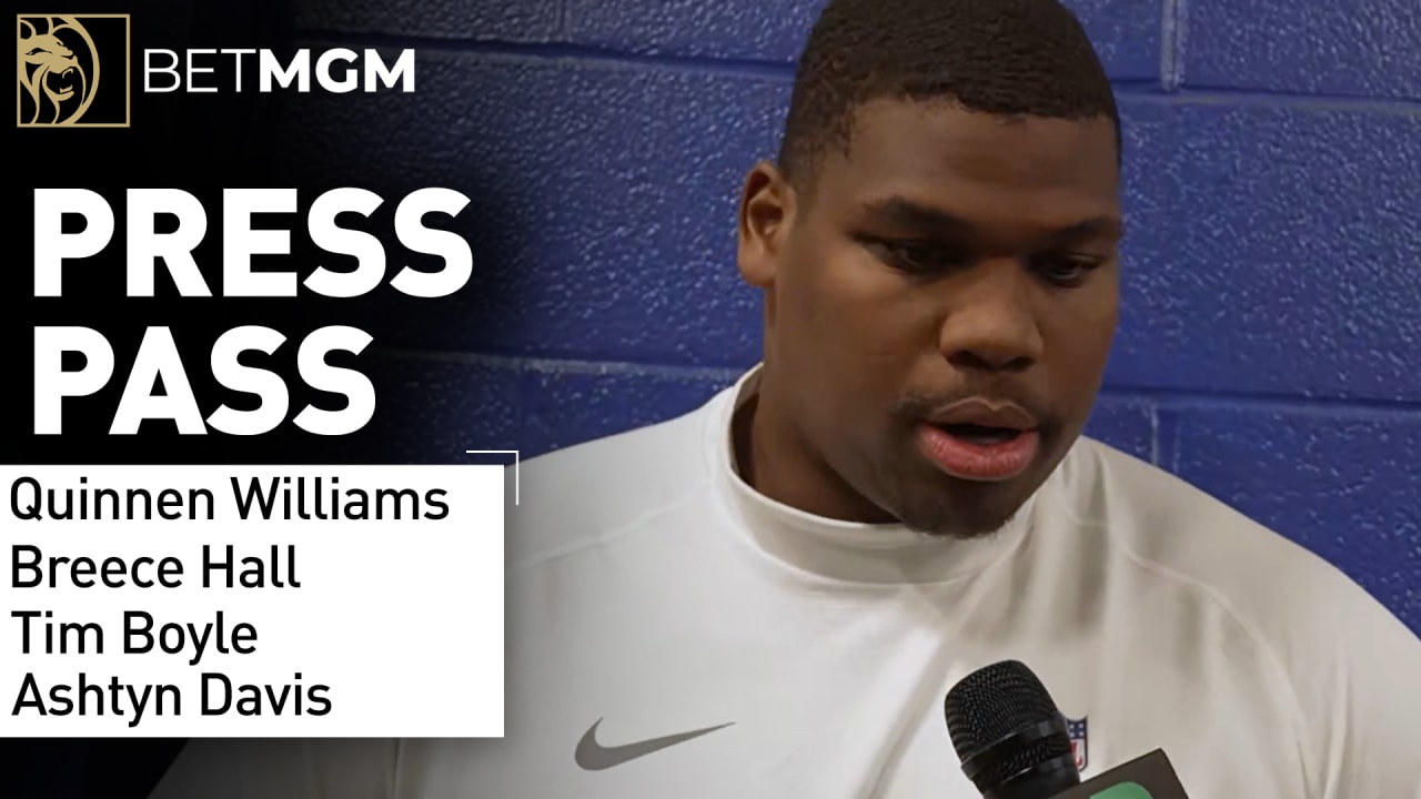 Jets Press Pass | Quinnen Williams, Breece Hall, Tim Boyle, Ashtyn ...