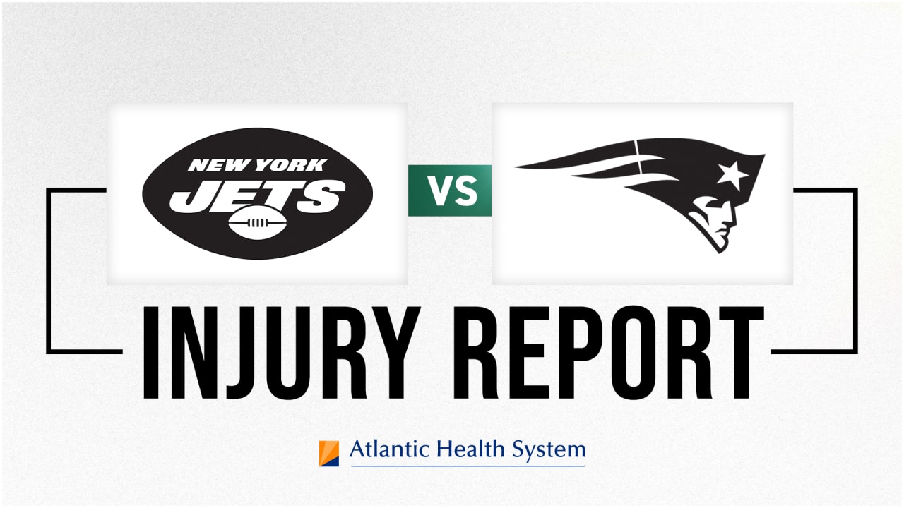 New York Jets at New England Patriots Injury Report Week 18 - Wednesday