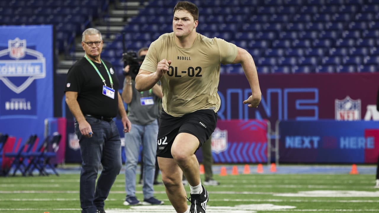 Tackle Joe Alt Had a 'Great Visit' with Jets at NFL Combine