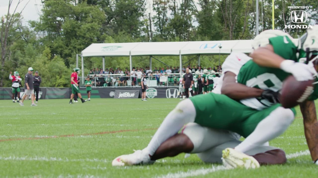 Jets-Giants Joint Practice Highlight | Aaron Rodgers Goes Deep to Xavier Gipson