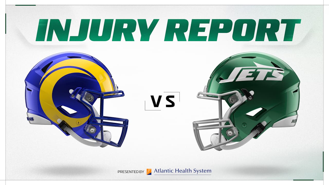New York Jets vs Los Angeles Rams Week 16 Injury Report - Friday