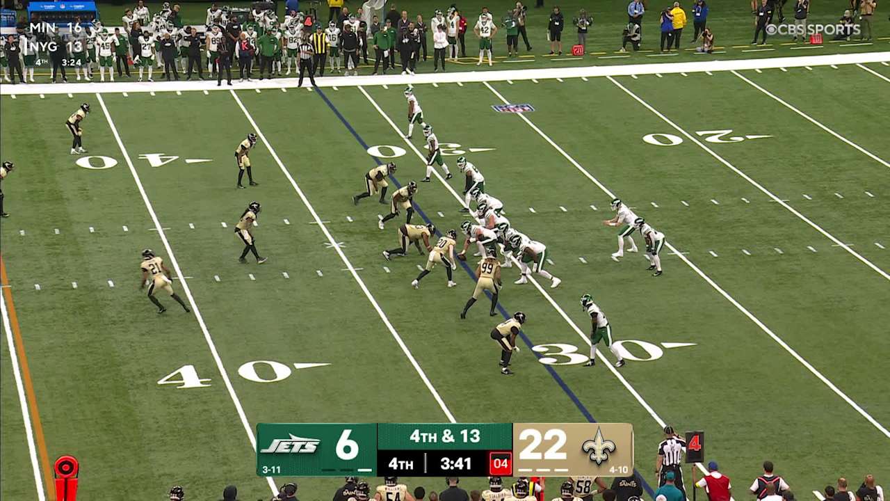 Jets-Saints Highlight | Brady Cook Connects with Adonai Mitchell for 26 ...