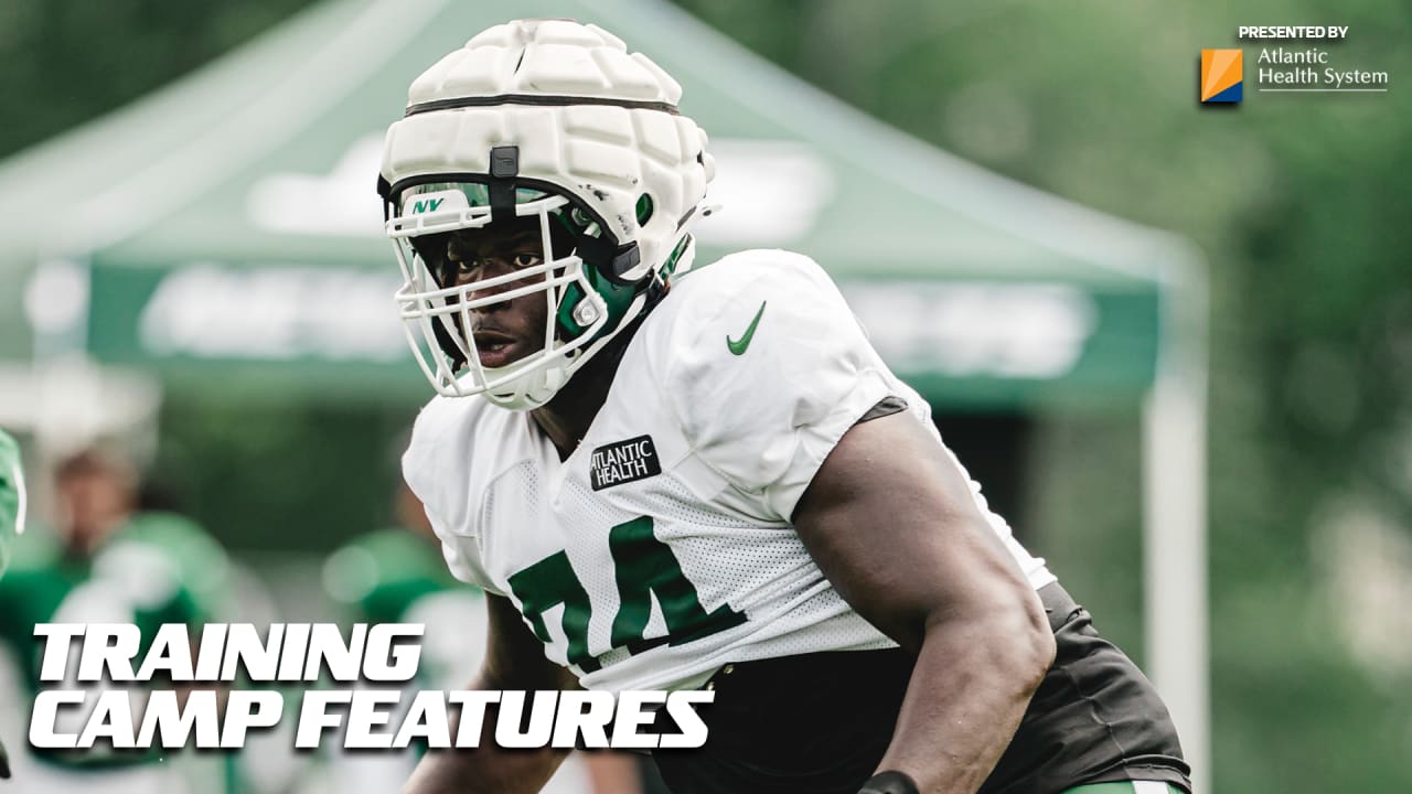 Jets' Olu Fashanu Got 'a Lot of Good Reps in' During Green & White Scrimmage