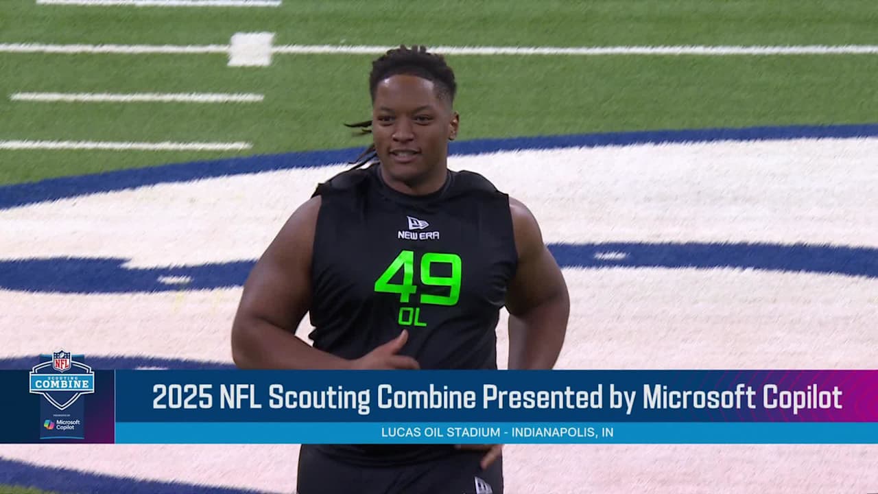 Georgia C Jared Wilson Runs 4.84 40-yard Dash