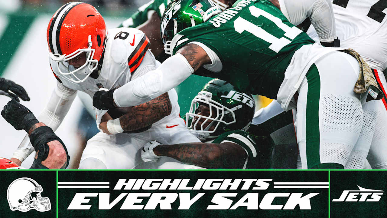 Highlights | Every Jets sack from 6-sack Game vs. the Browns