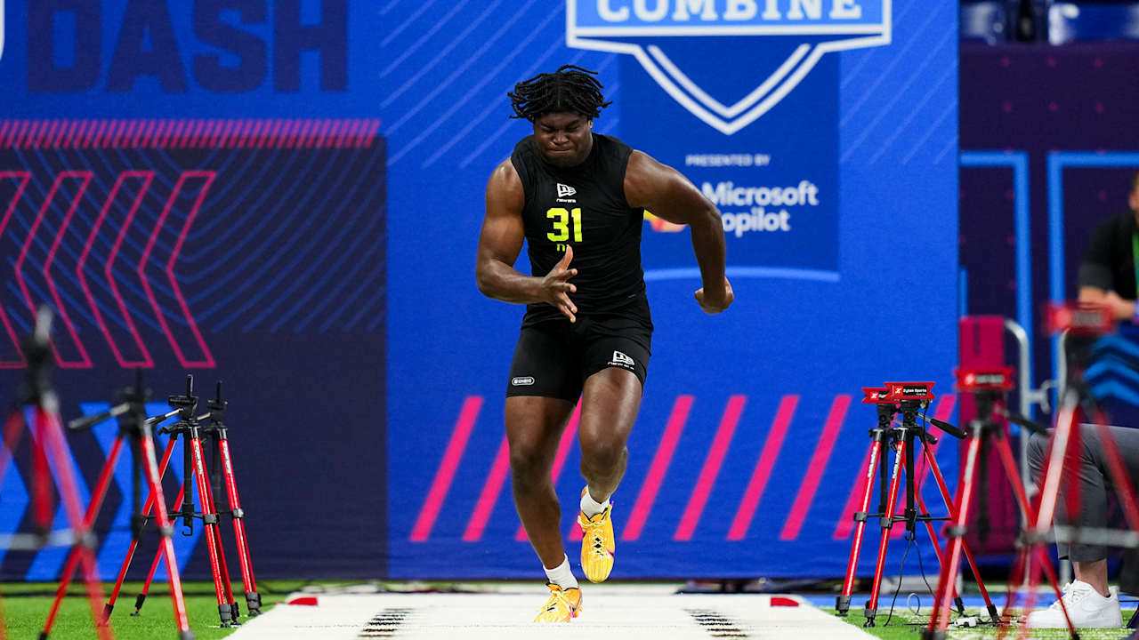 Top 5 Fastest 40-Yard Dash Runs by Defensive Ends - 2026 NFL Combine