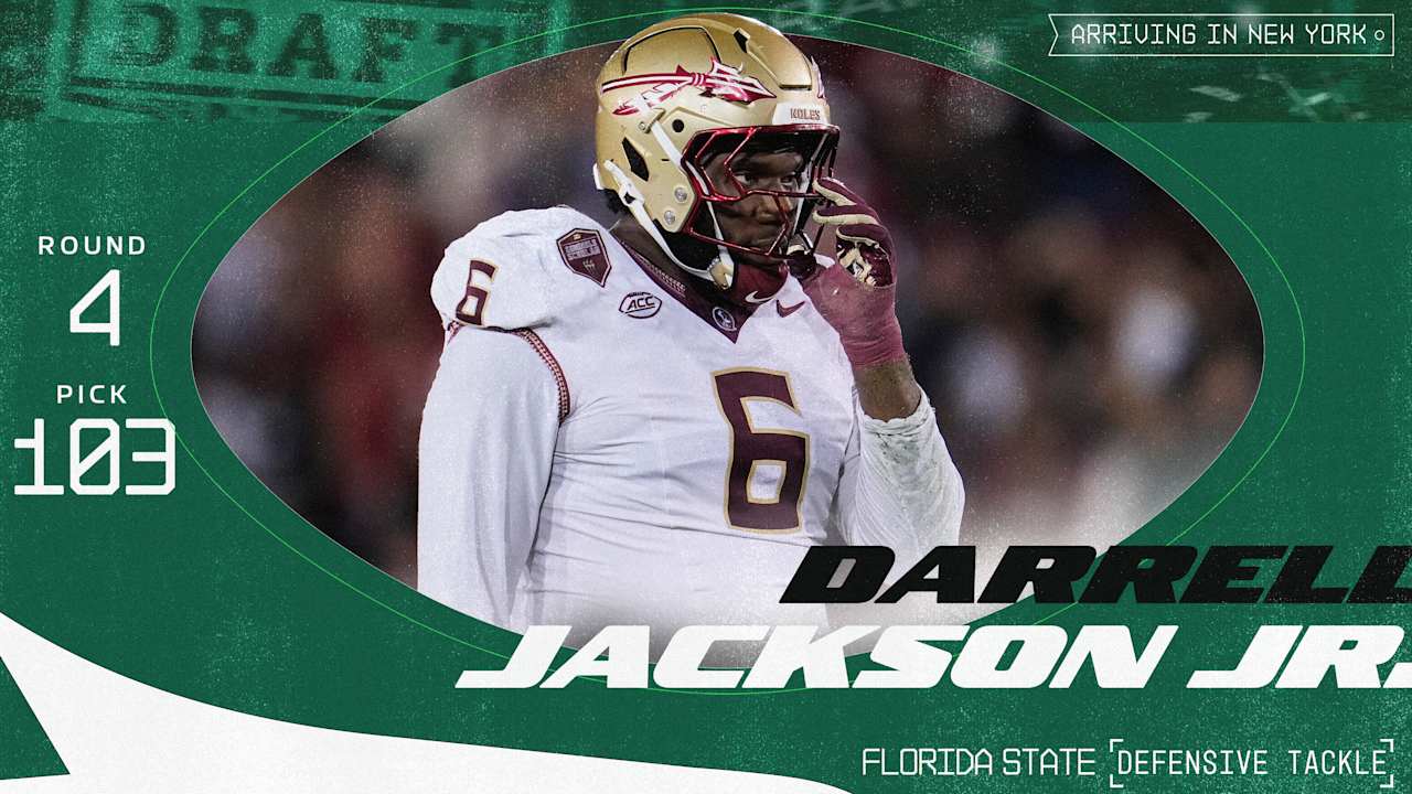 Jets Pick Florida State DT Darrell Jackson Jr. with Pick No. 103 in ...