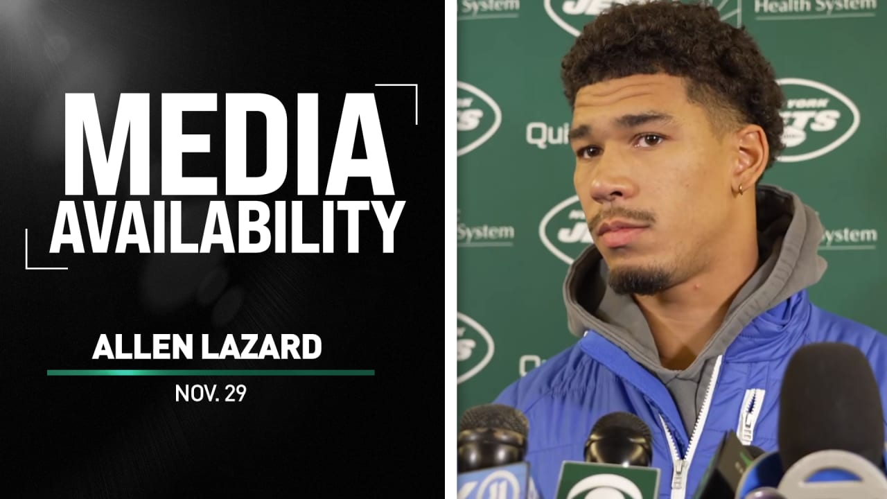 Allen Lazard: There's Room for Improvement and We're Working to be Better