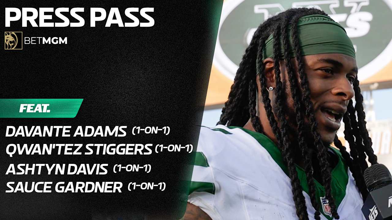 Jets-Jaguars Postgame Press Pass | Davante Adams, Qwan'tez Stiggers ...
