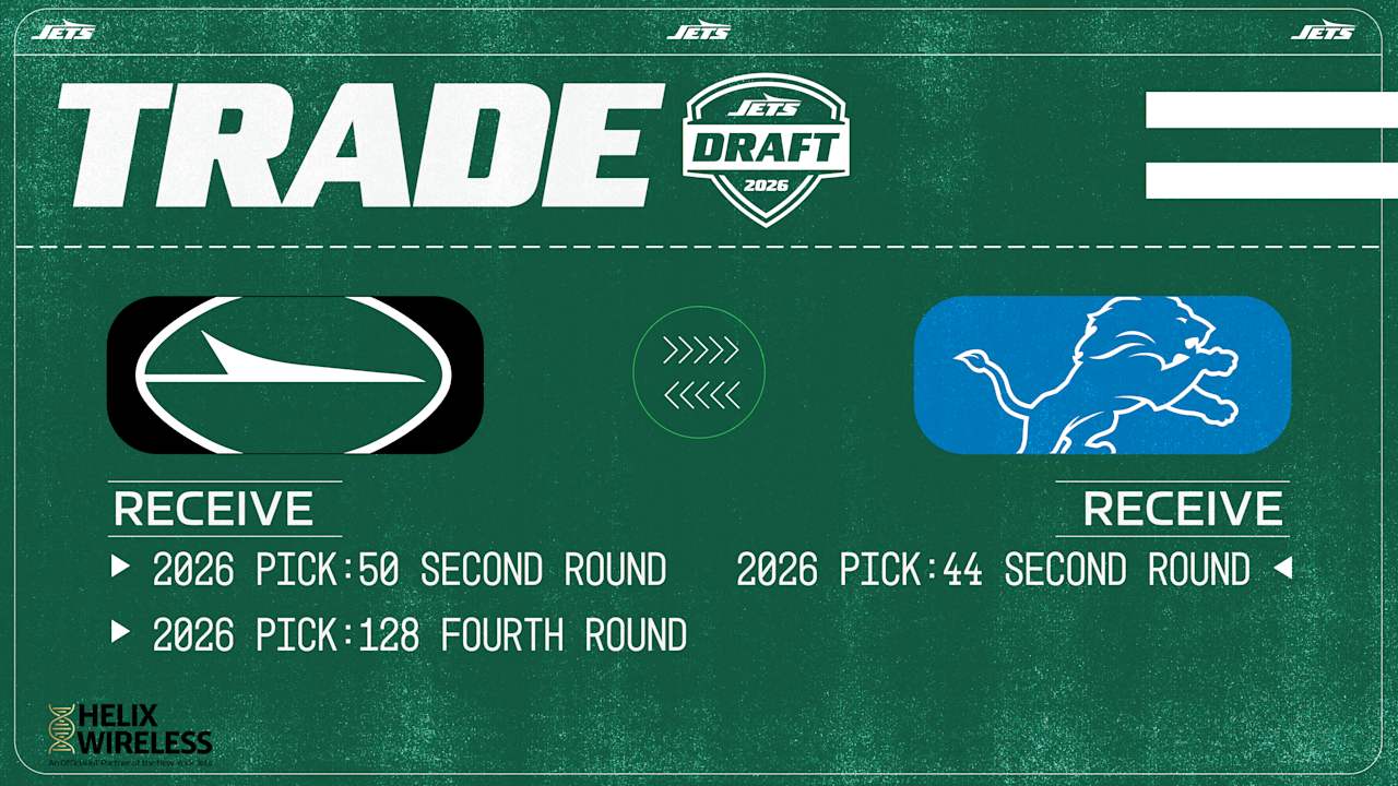 Jets Trade Down in Round 2 of the 2026 NFL Draft