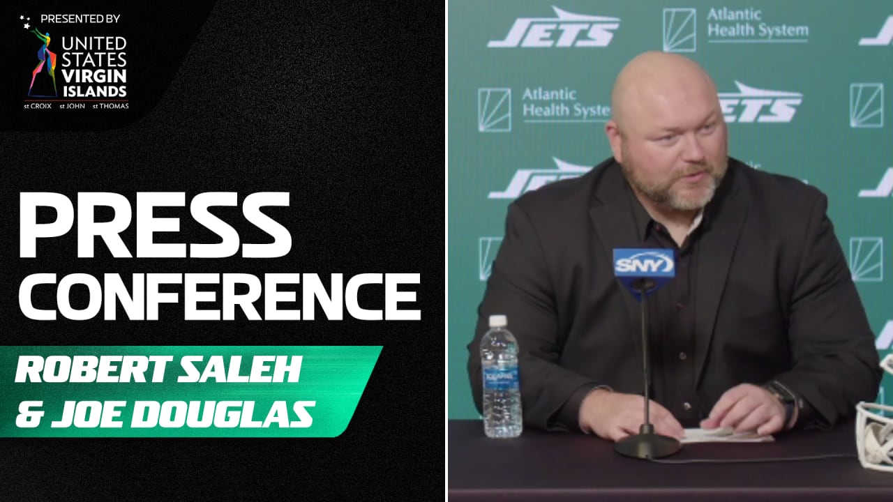 Robert Saleh & Joe Douglas Press Conference | 2024 NFL Draft Day 2