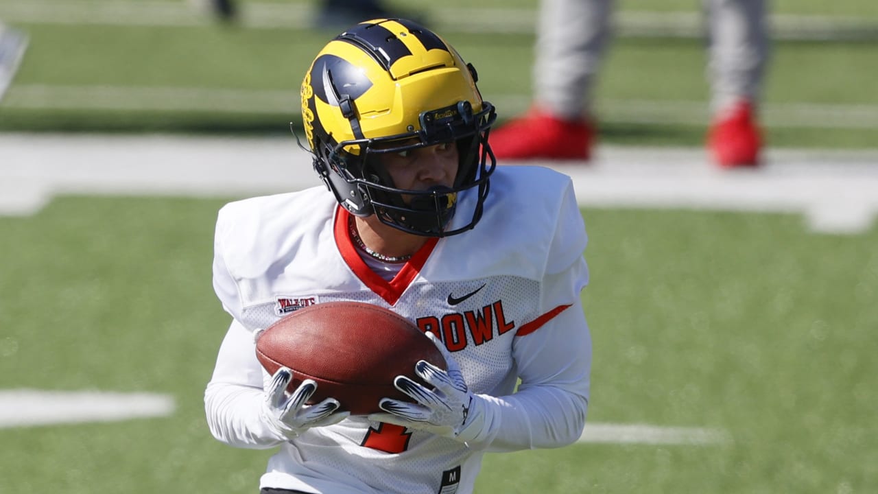 Senior Bowl Notebook | Michigan WR Roman Wilson's Talents On Display