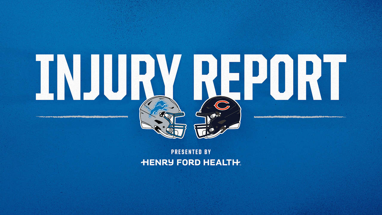 Chicago Bears vs. Detroit Lions Week 13 injury report and game ...