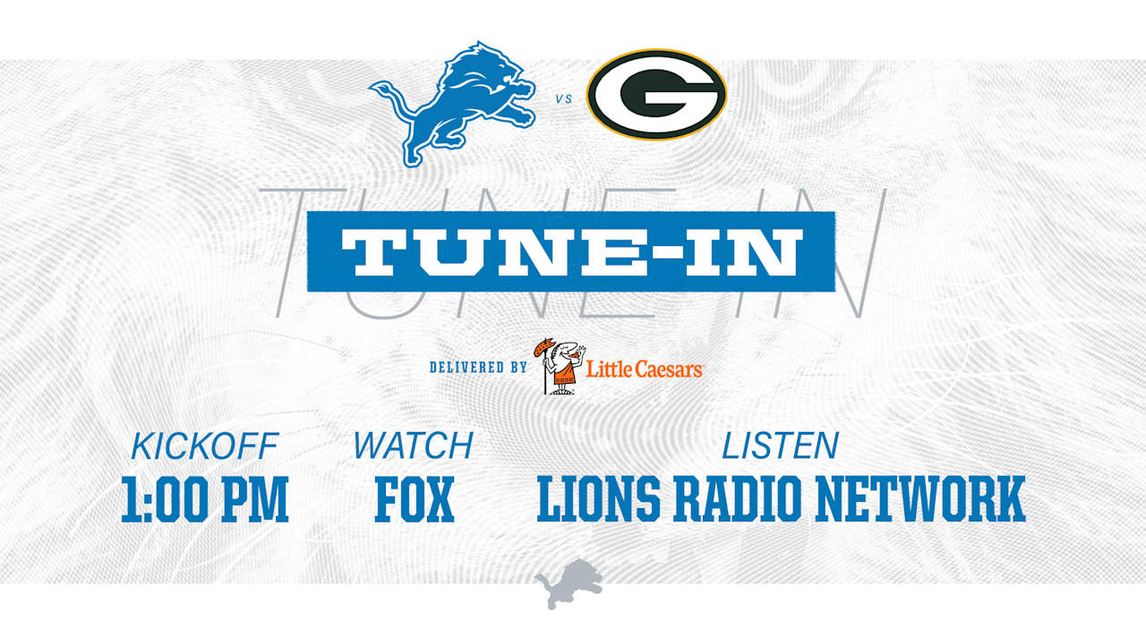 Green Bay Packers vs. Detroit Lions: How to watch, listen and follow