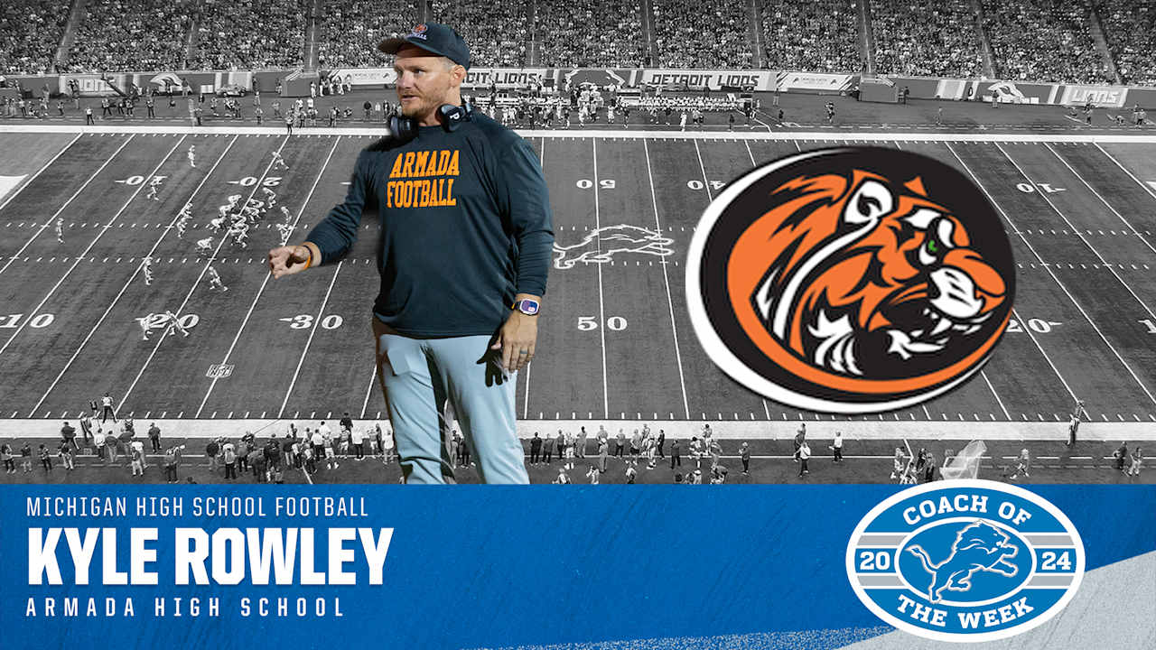 Kyle Rowley of Armada high School Named the Detroit Lions High School ...