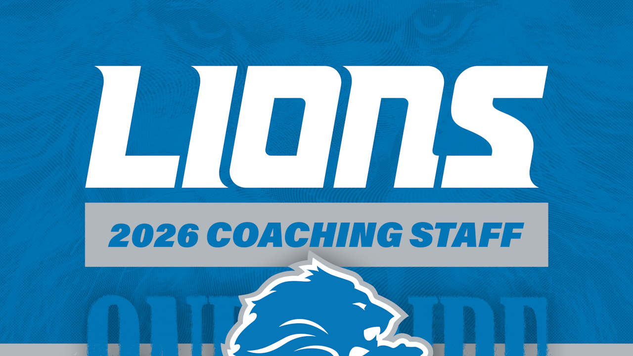 Detroit Lions announce 2026 coaching staff