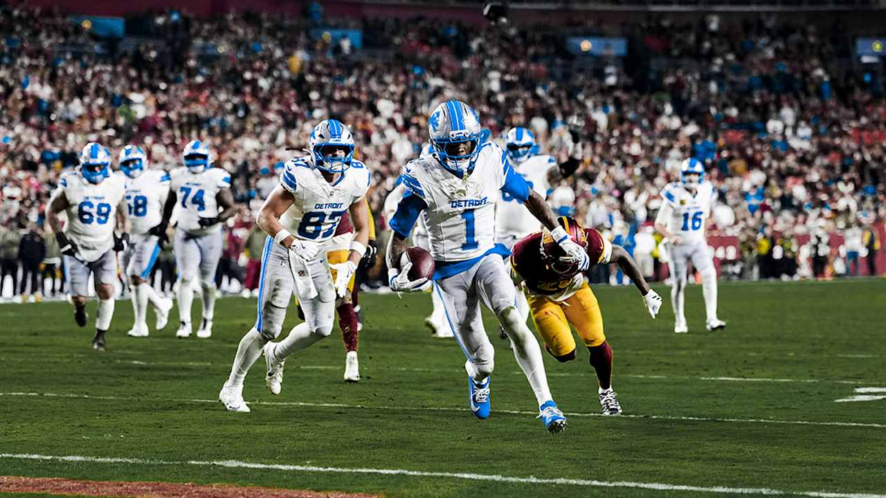 Every Jameson Williams catch from 119-yard game Week 10