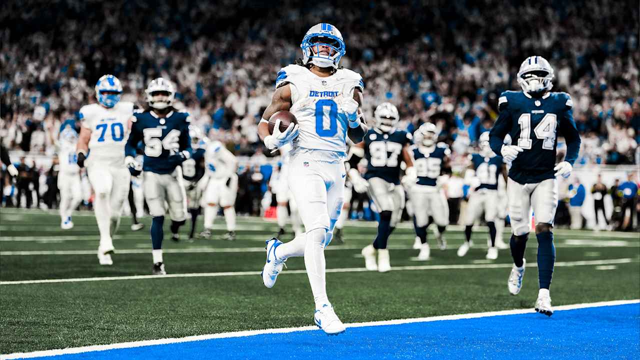Jahmyr Gibbs' best plays from 3-TD game Week 14