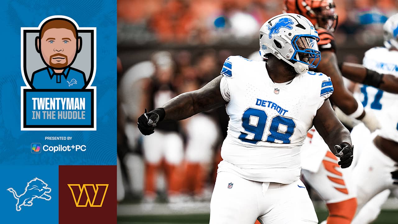 Twentyman in the Huddle: Detroit Lions-Washington Commanders Week 10 ...