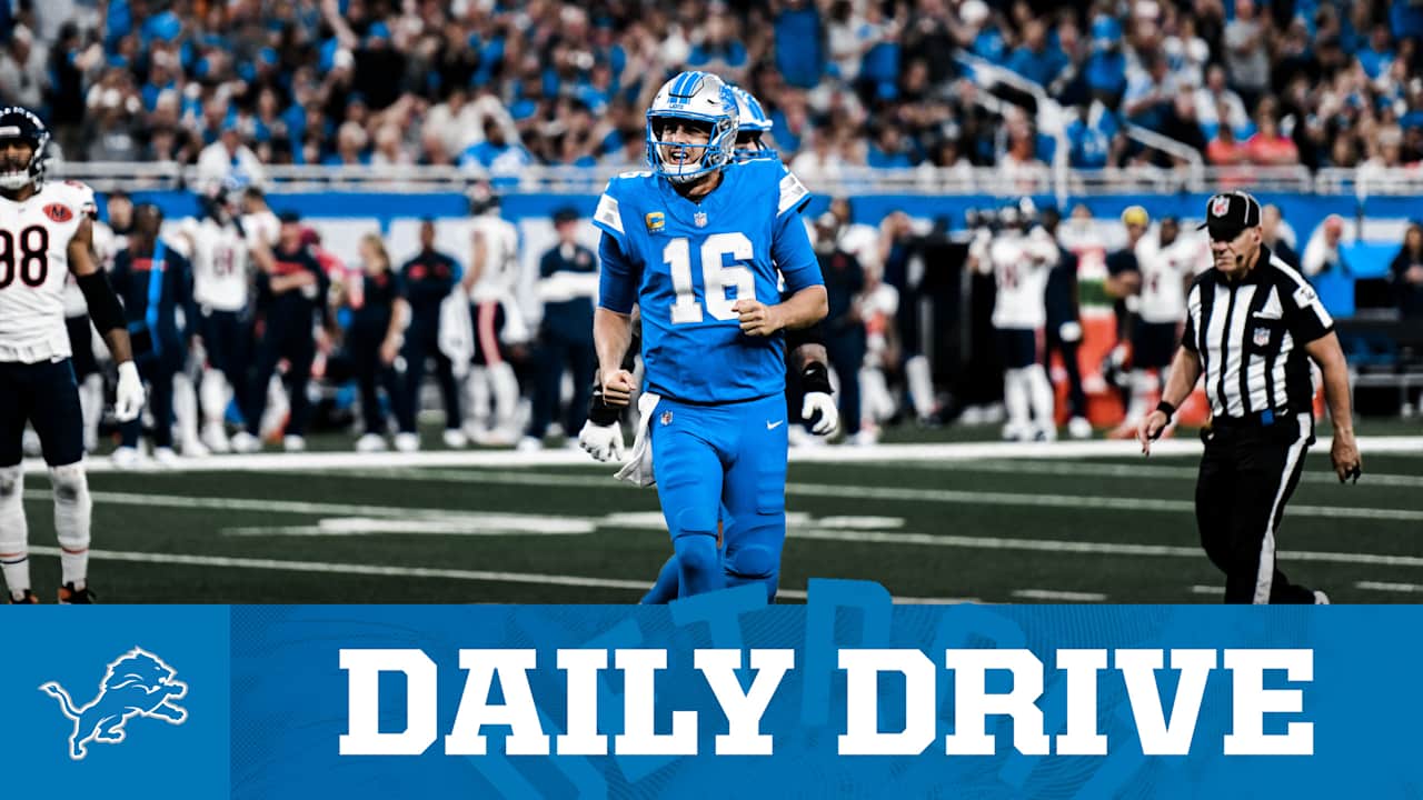 Detroit Lions' Jared Goff named NFC Offensive Player Week for performance vs. Chicago Bears