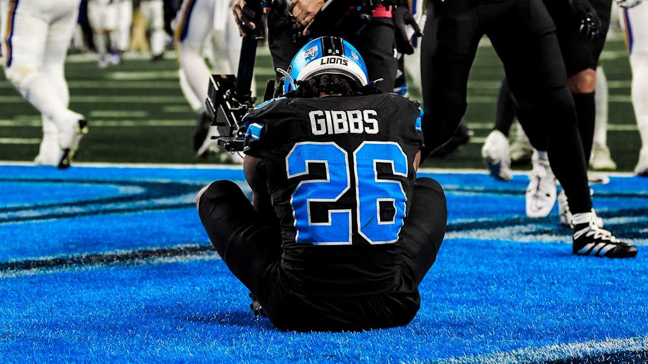 HIGHLIGHT: Gibbs' fourth TD of night ties Lions' franchise record for a ...