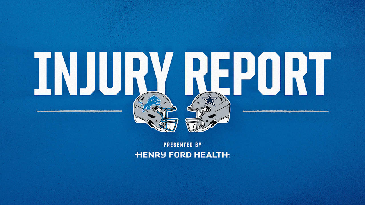 Detroit Lions vs Dallas Cowboys Week 6 injury report and game ...