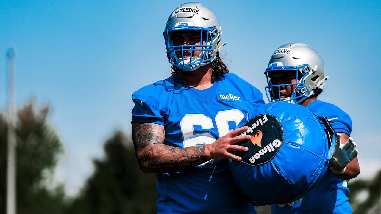GET TO KNOW: Detroit Lions offensive lineman Tate Ratledge