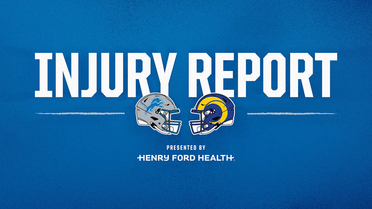 Los Angeles Rams vs. Detroit Lions Week 1 injury report and game ...