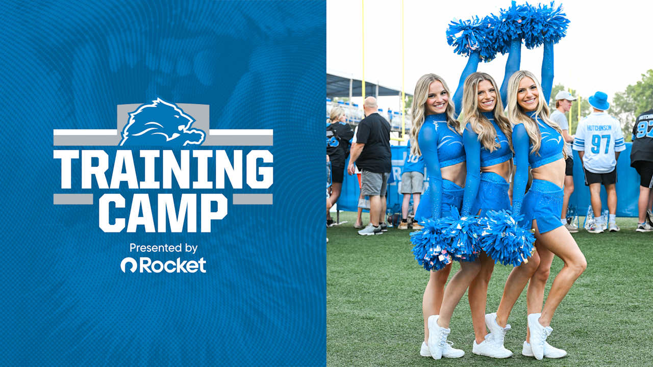 Detroit Lions Cheerleaders at training camp