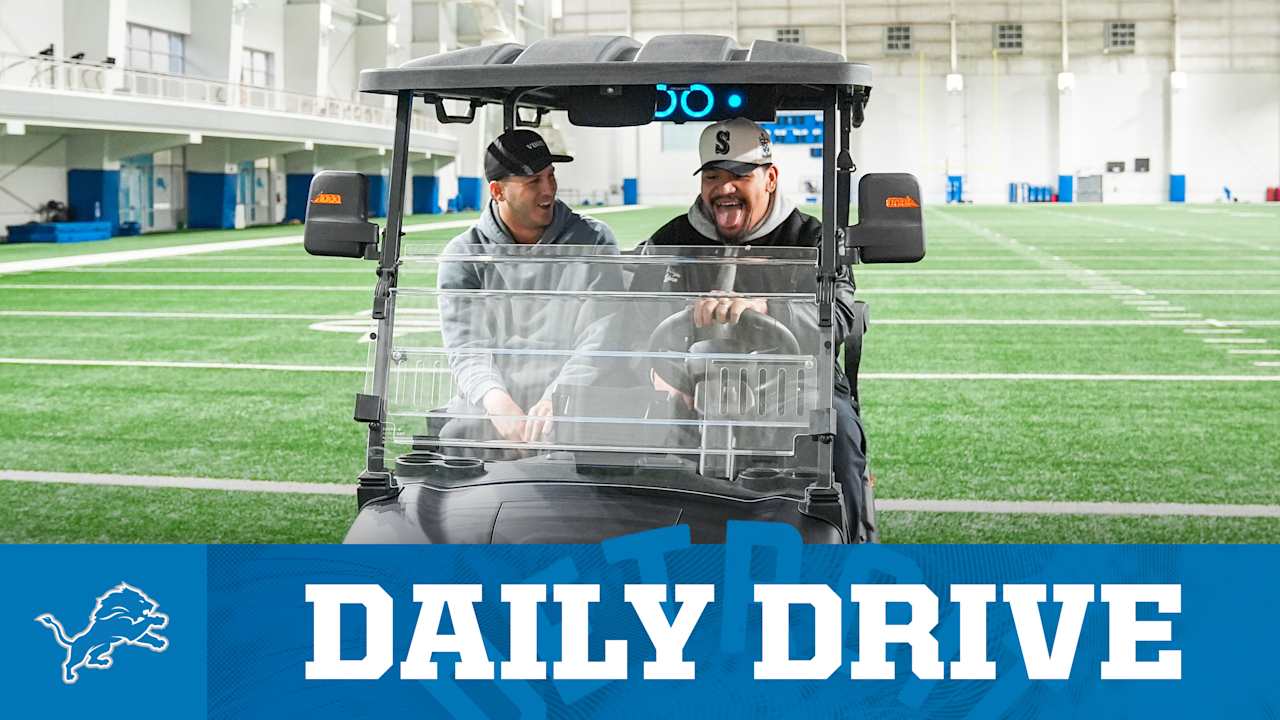 QB Jared Goff surprises Detroit Lions linemen with luxury golf carts at ...