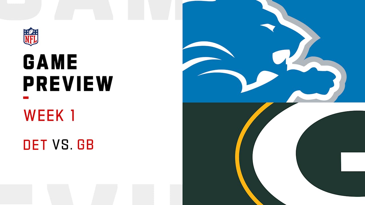 Lions at Packers | Week 1 preview