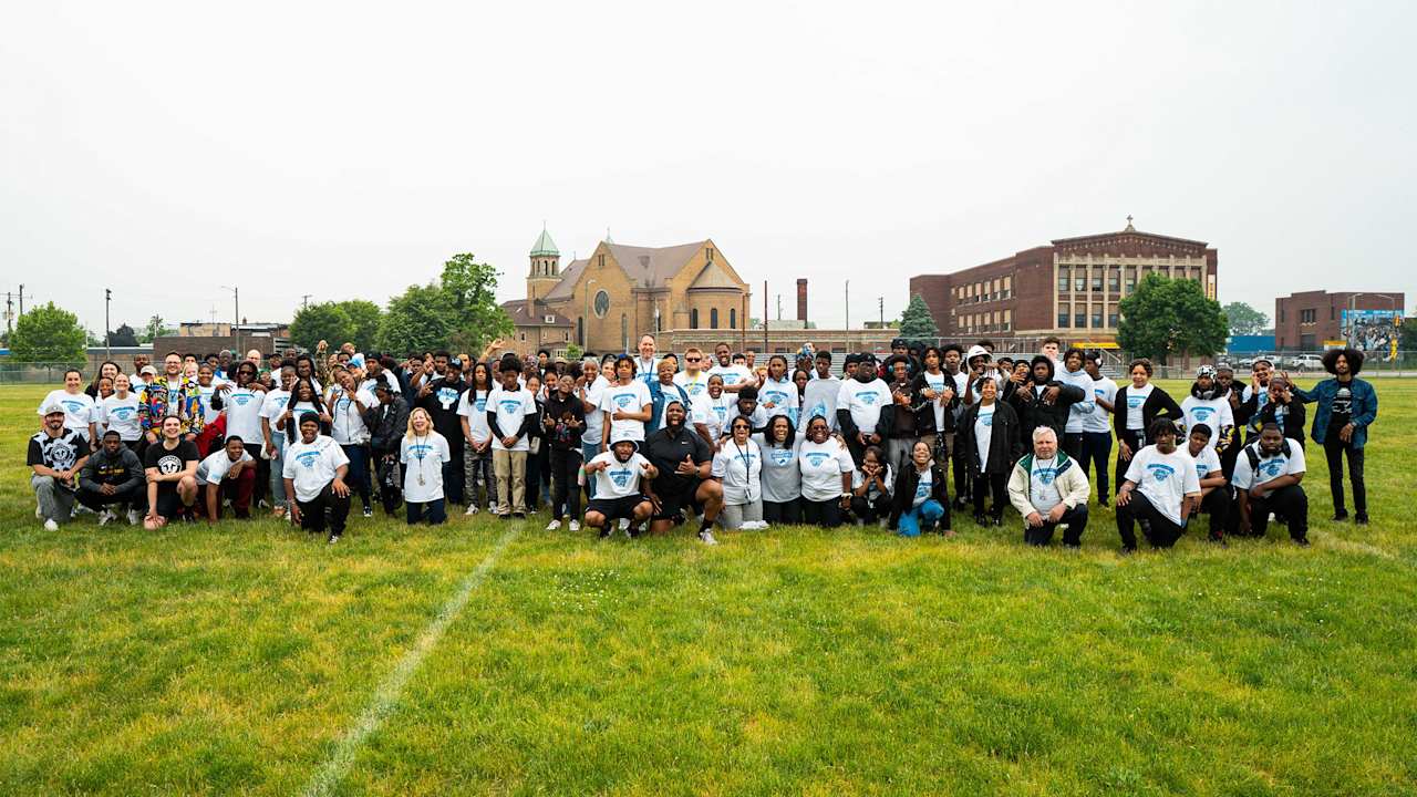 Detroit Lions Academy Field Day photos