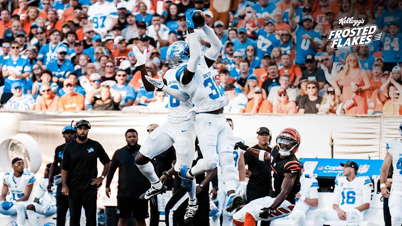 Detroit Lions' defense records 3 interceptions in win over Cincinnati ...