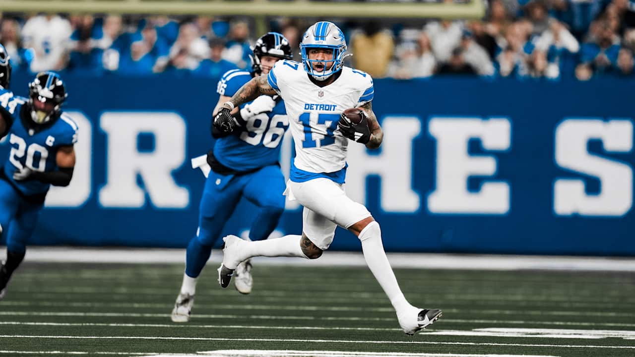 HIGHLIGHT: Goff's 27-yard connection with Patrick gets Lions into Colts ...