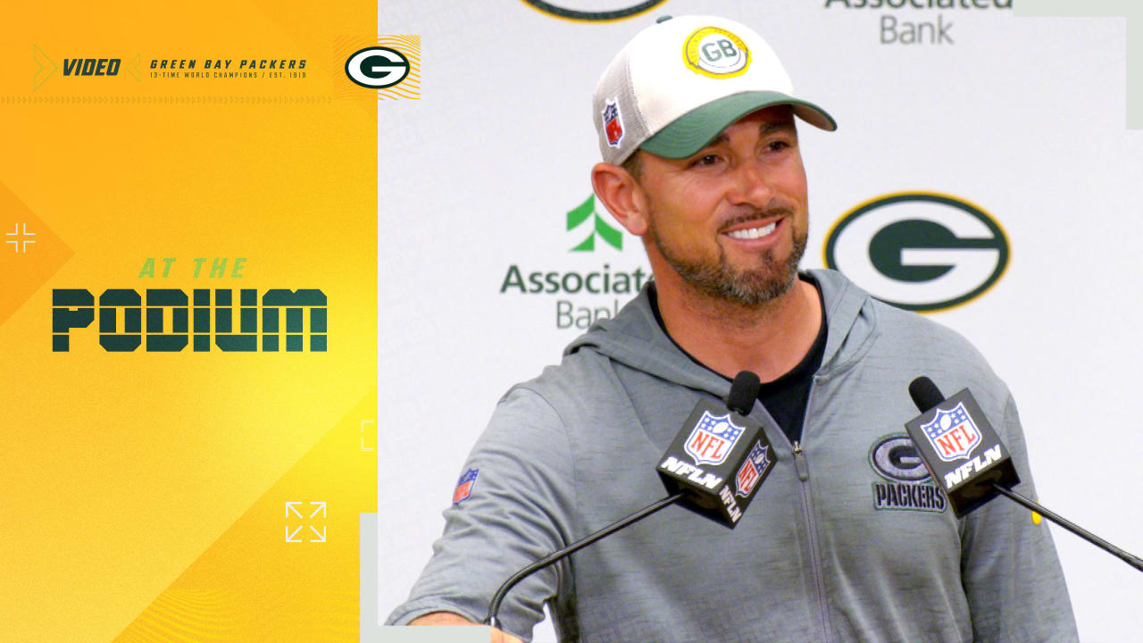 Matt LaFleur on the state of the team: 'I couldn't be happier right now'