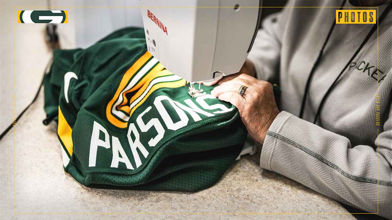 Photos: Packers' seamstresses prepare jerseys for season opener vs. Lions