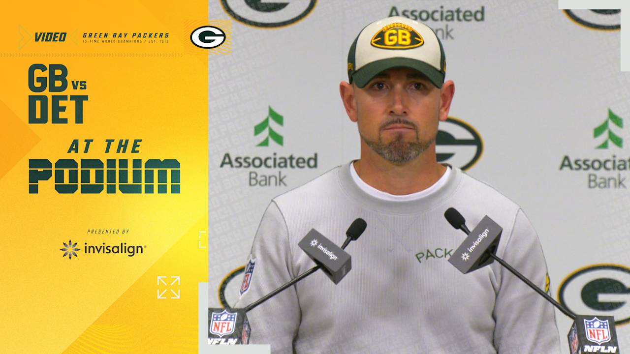 Matt LaFleur on loss to Lions: 'We can get better' Matt LaFleur on loss to Lions: 'We can get better'