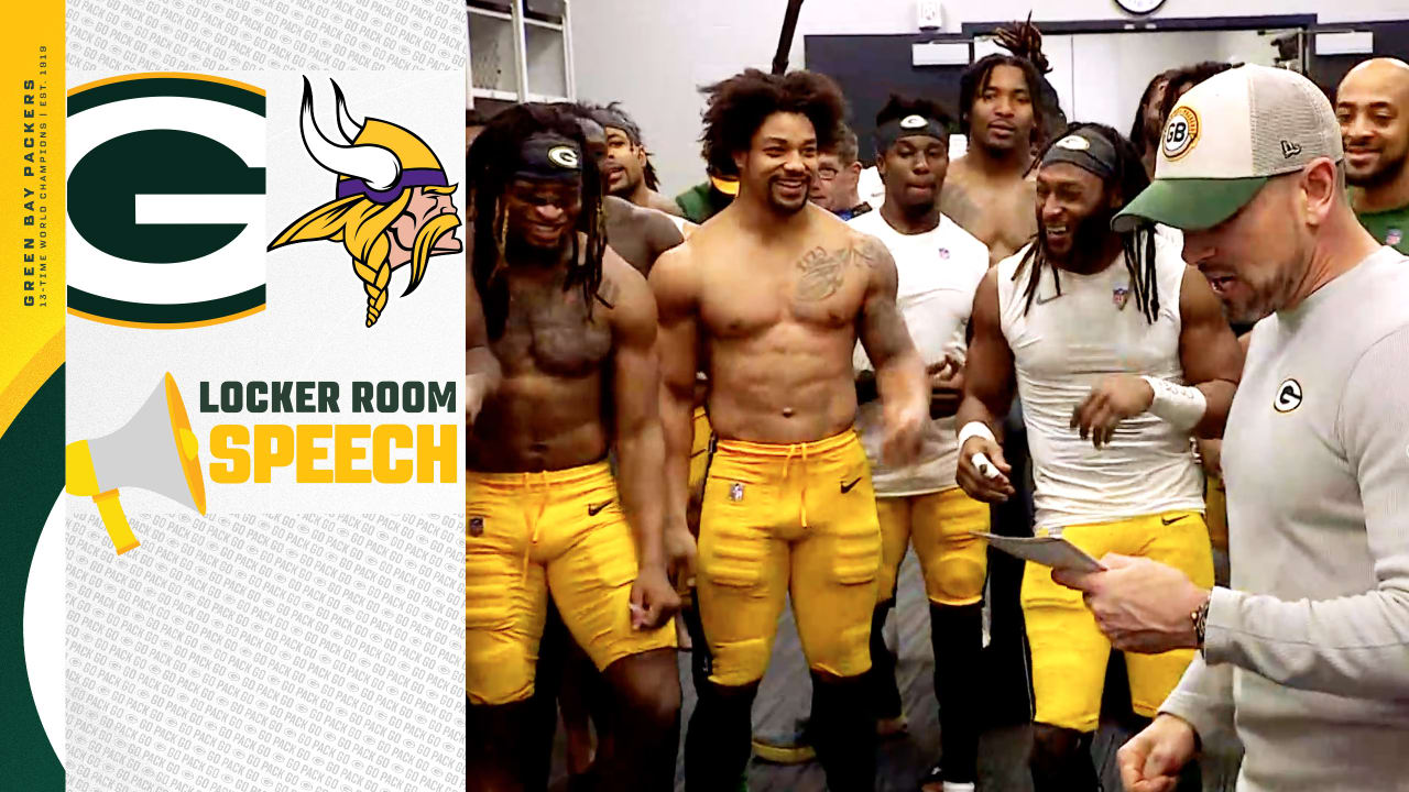 Packers celebrate New Year's Eve win over Vikings