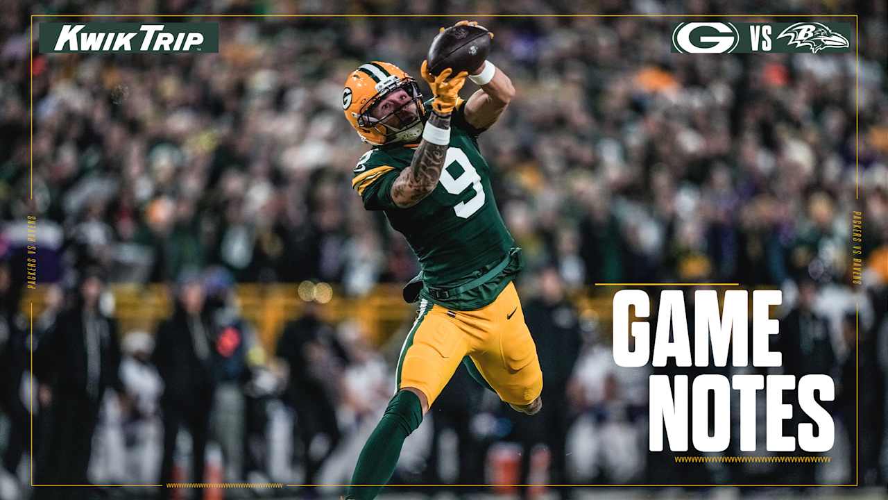 Packers' Christian Watson Leads Offensive Charge in Ravens Match - BVM ...