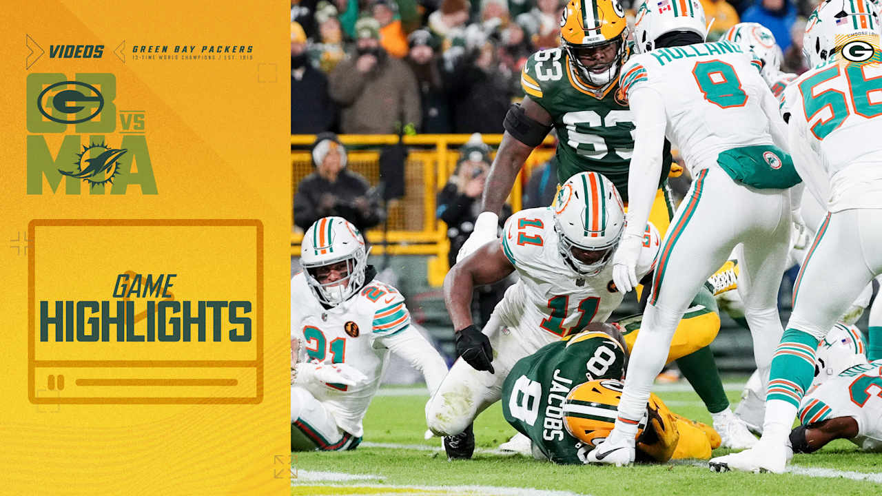 Josh Jacobs rushing TOUCHDOWN | Packers vs. Dolphins
