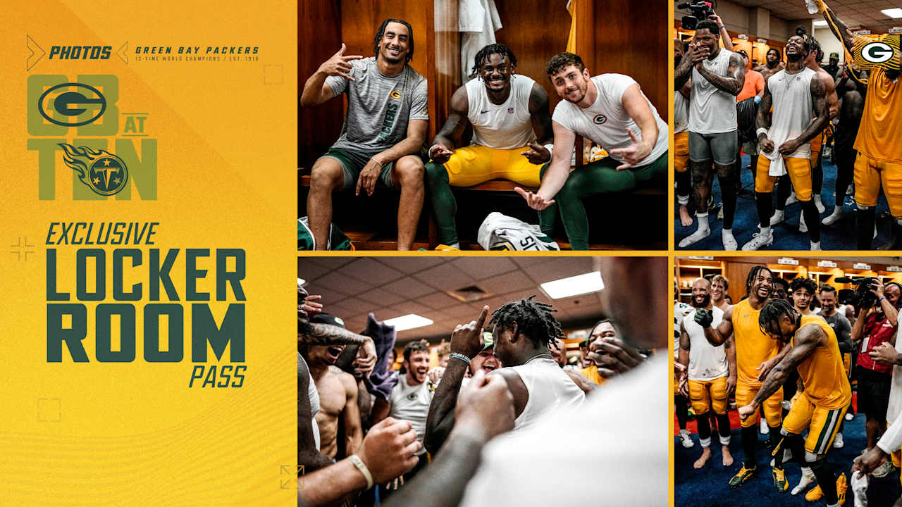 Photos: Inside the Packers' locker room after road victory vs. Titans