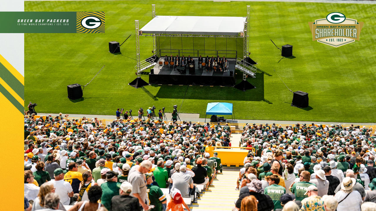 Packers shareholders meeting caps banner day at Lambeau Field