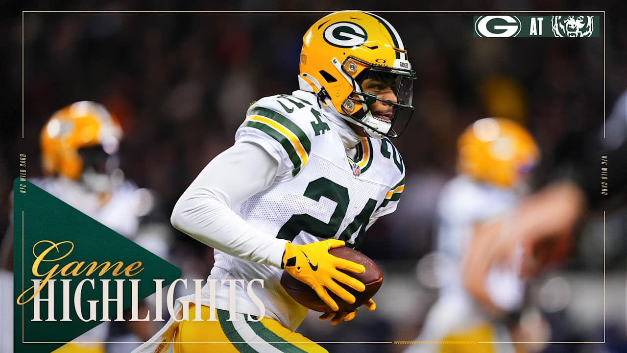 Carrington Valentine INTERCEPTION | Packers vs. Bears NFC Wild Card