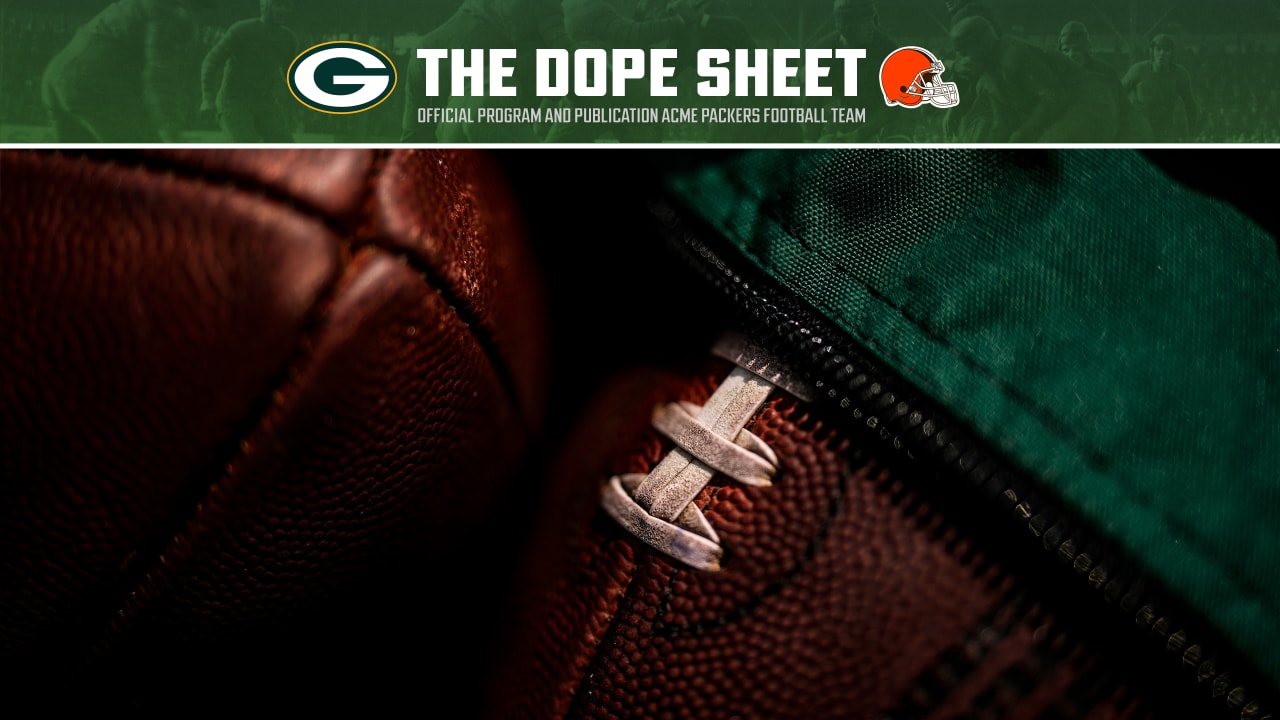 Dope Sheet: Packers face Browns in preseason debut
