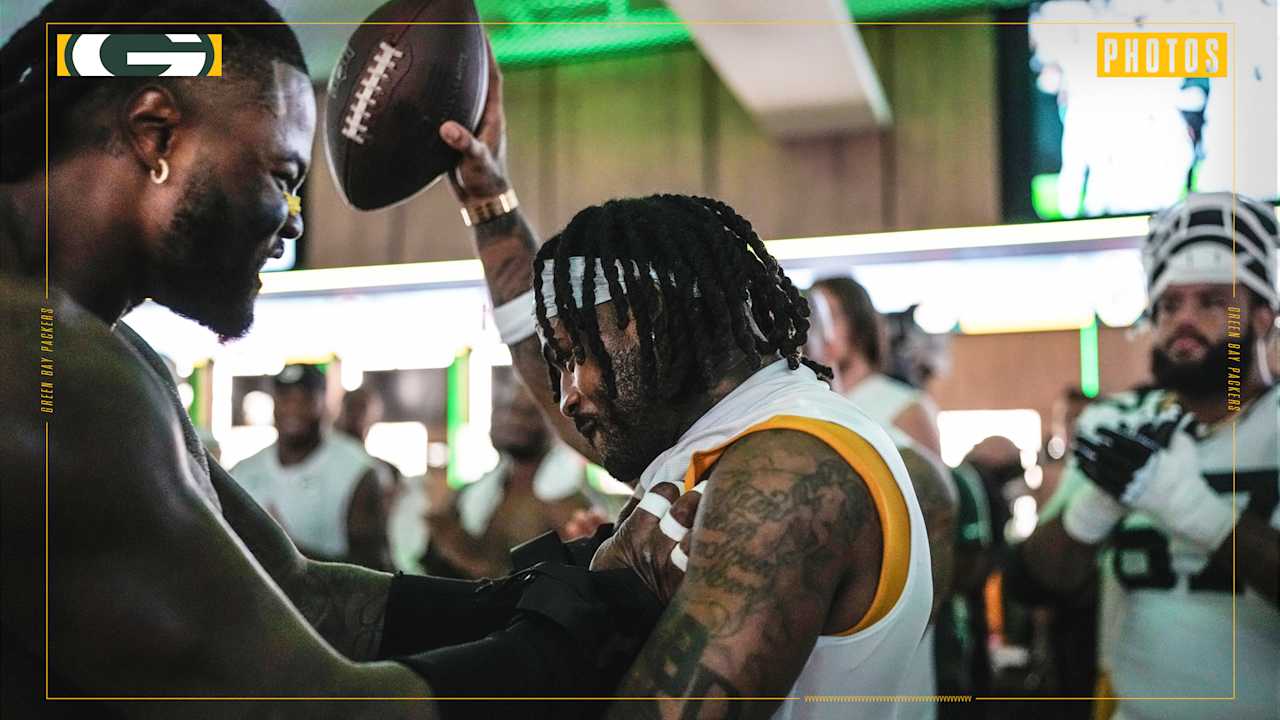 Photos: Inside the Packers' locker room after Week 2 win vs. Commanders
