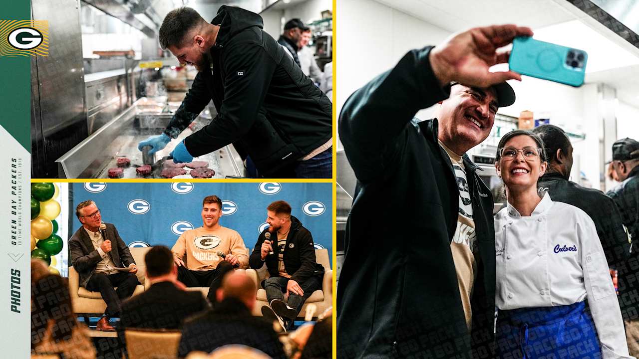Photos: Packers Tailgate Tour explores test kitchen at Culver's ...