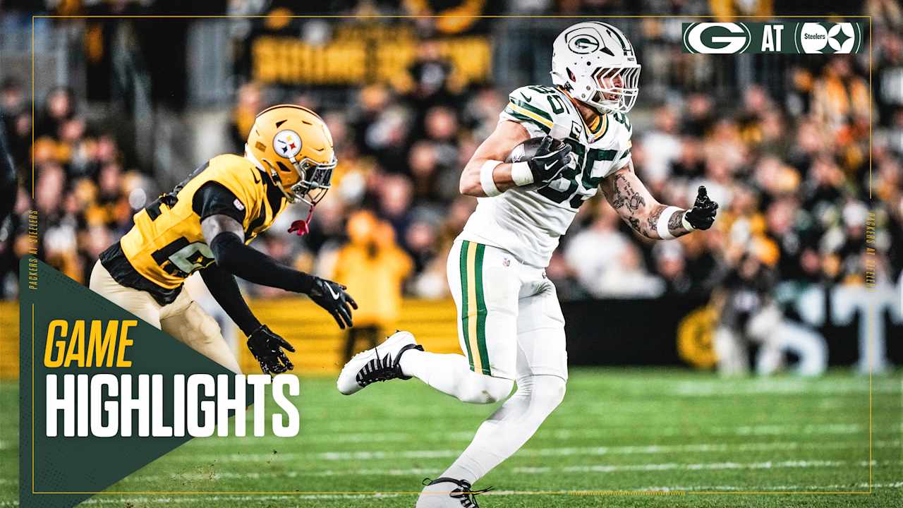 Tucker Kraft rips off 33-yard catch and run | Packers vs. Steelers