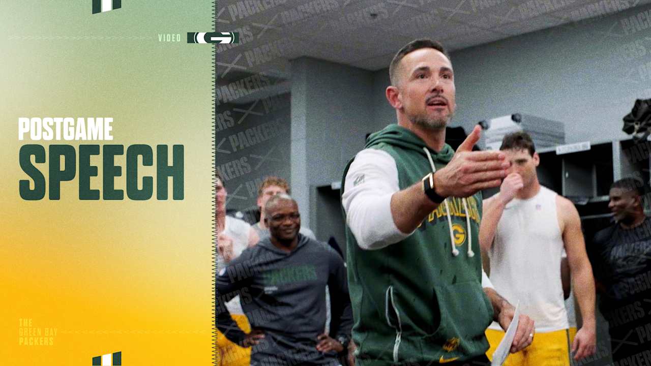 Postgame speech: LaFleur hands out 3 game balls after Packers' win vs ...