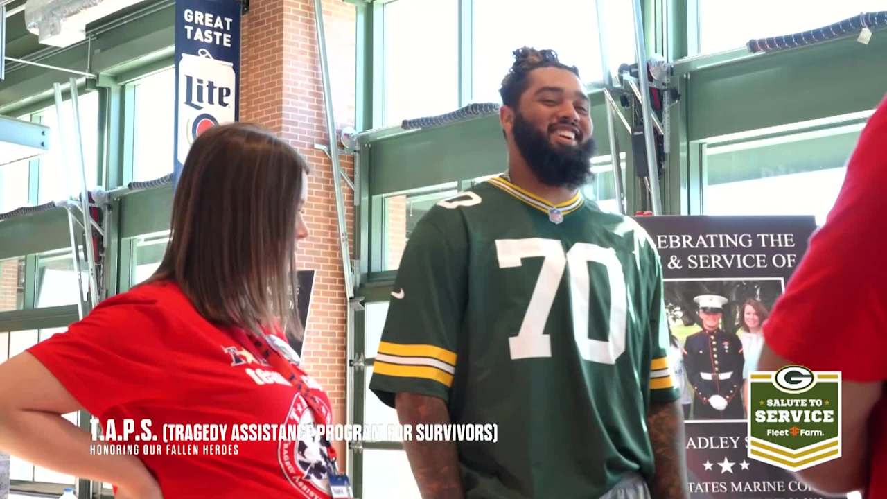 Packers honor surviving military families